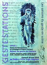 Les saisons du geste en scène-Opus 1 : Autour de Marcel Jousse ...